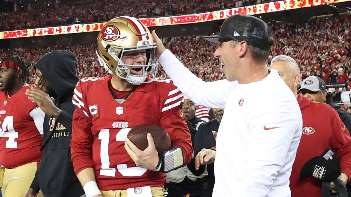 Why 49ers’ Brock Purdy made Kyle Shanahan proud vs. Titans – NBC Sports ...