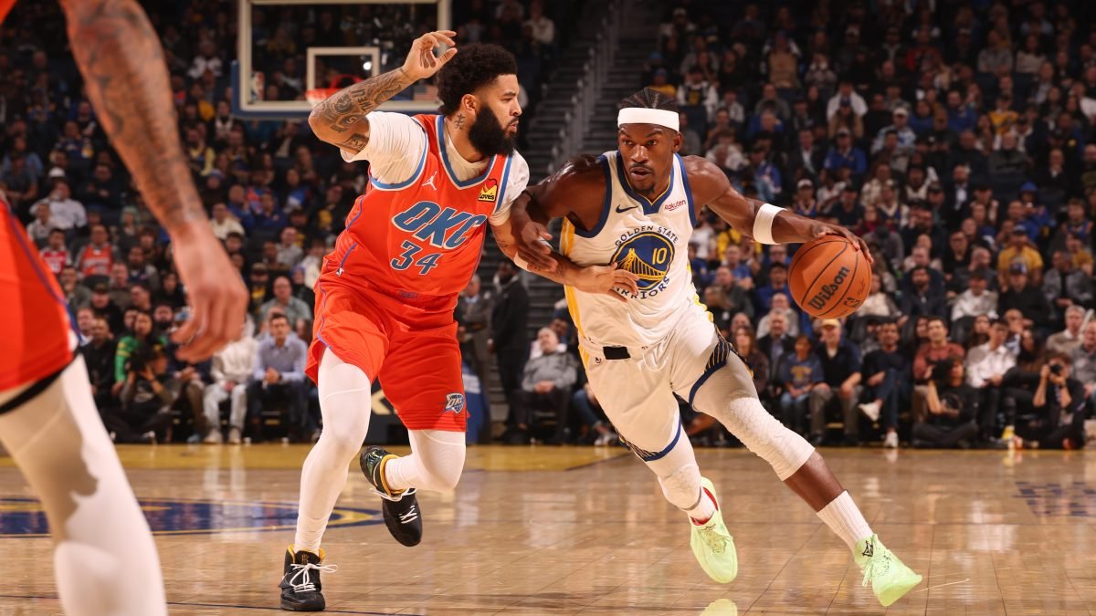 Jimmy Butler exits Warriors vs. Thunder due to knee injury – NBC Sports ...