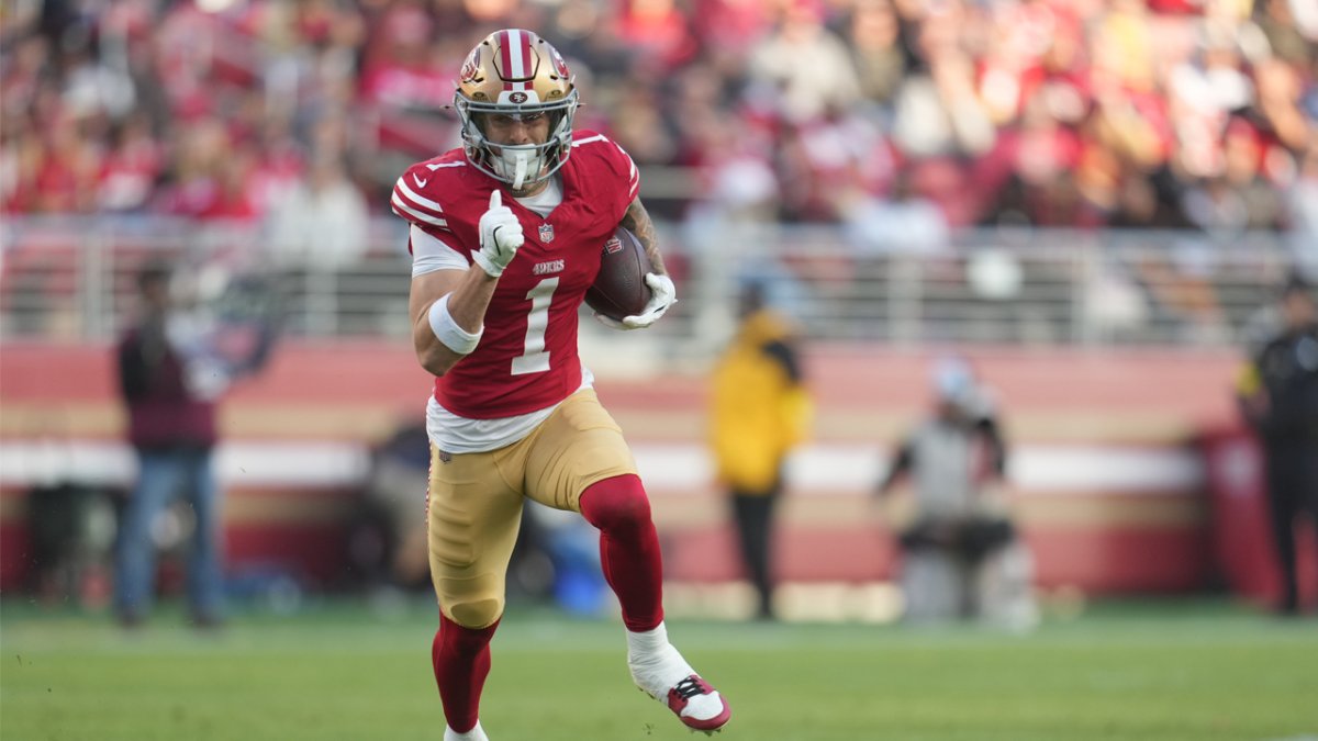 49ers receiver Ricky Pearsall out vs. Colts with knee injury – NBC ...