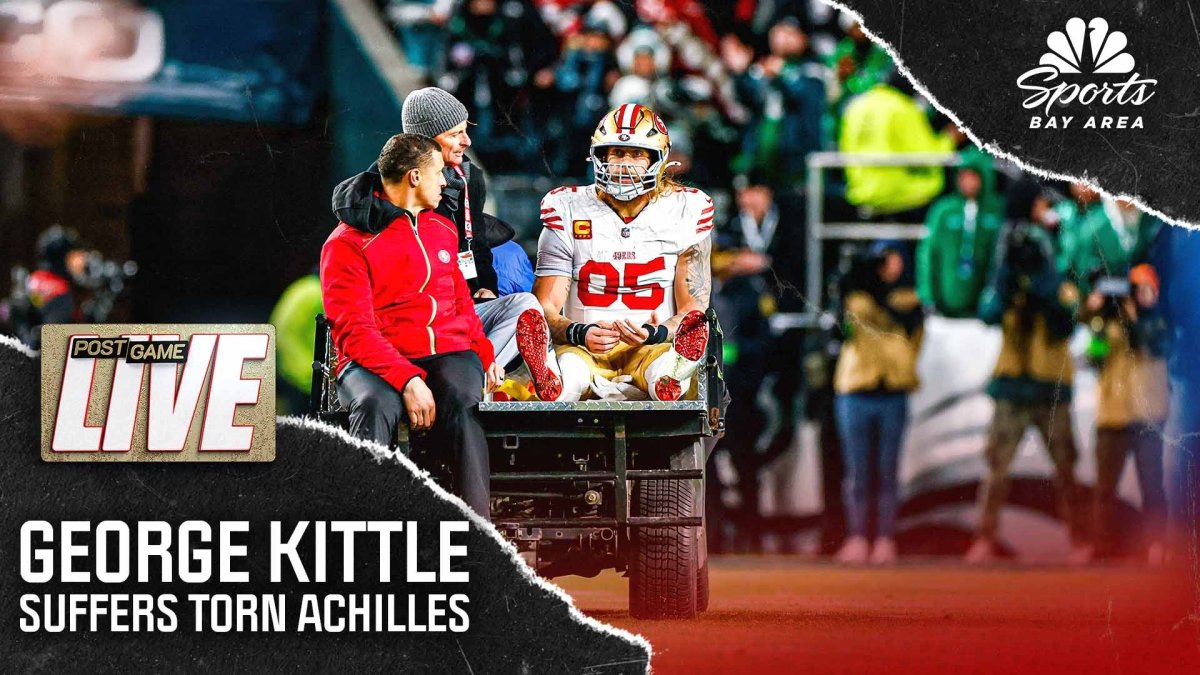 49ers star George Kittle sustains Achilles tear vs. Eagles – NBC Sports ...