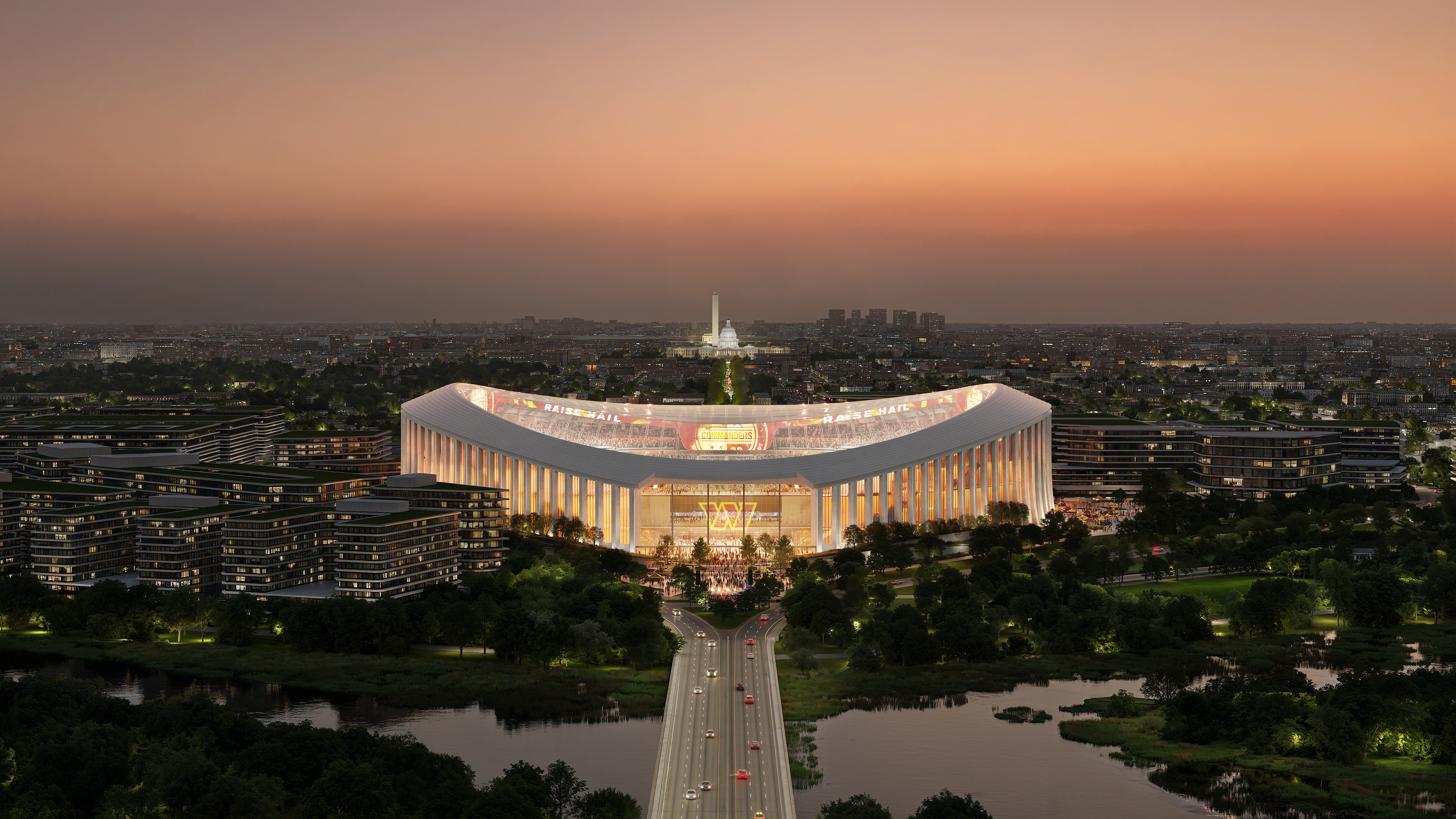 Commanders reveal first designs for domed stadium in D.C. – NBC Sports ...