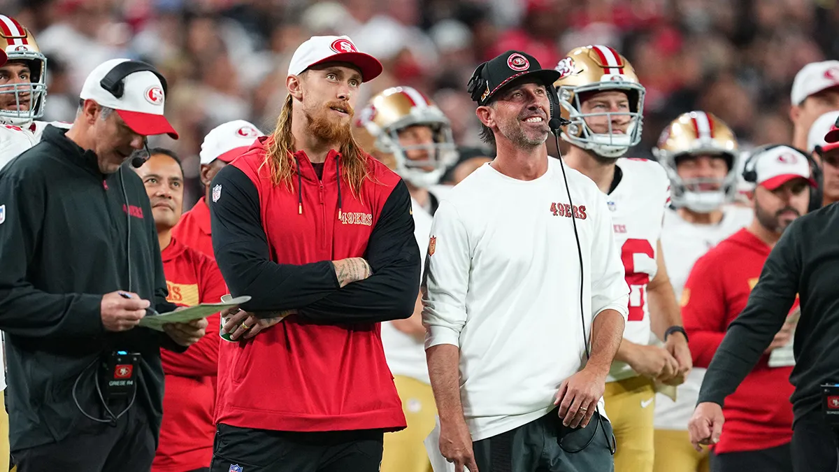 What George Kittle texted Kyle Shanahan after Achilles surgery – NBC ...