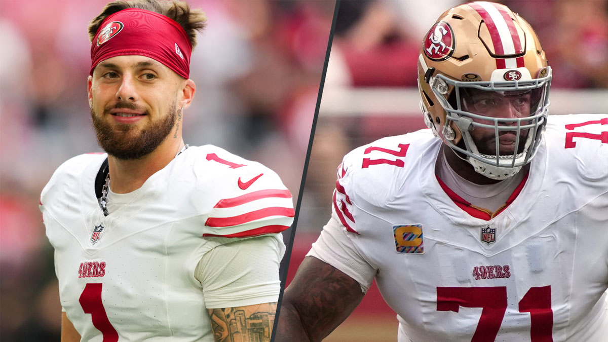 Ricky Pearsall inactive for 49ers-Eagles, Trent Williams active – NBC ...