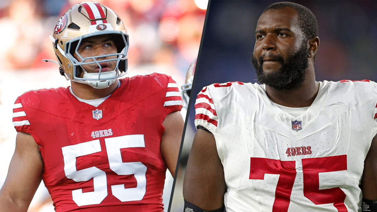 49ers elevate two practice squad linemen for Seahawks game – NBC Sports ...