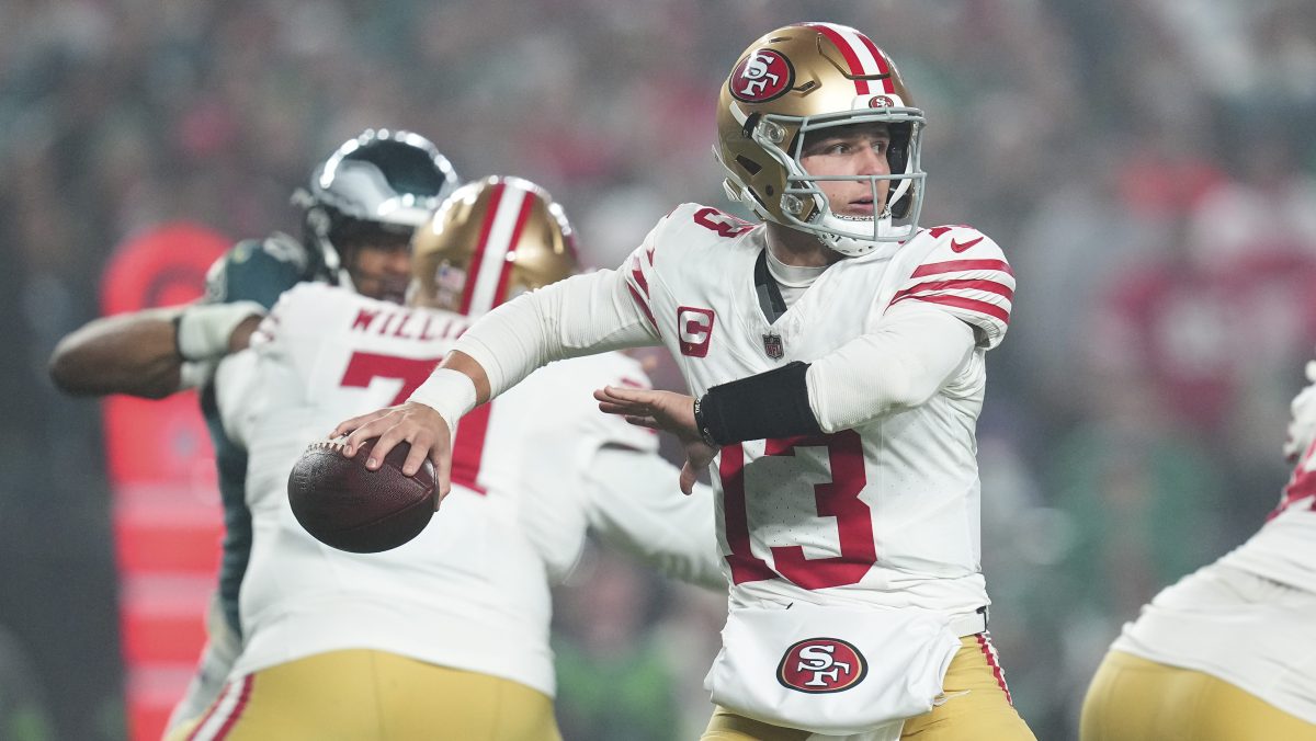 49ers vs. Eagles live updates: Brock Purdy, Jalen Hurts duel in wild ...