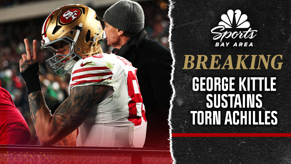 George Kittle tears Achilles in 49ers’ wild-card win over Eagles – NBC ...