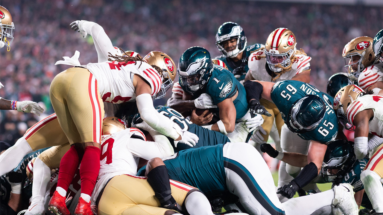 Why 49ers DC Robert Saleh supports Eagles' controversial 'tush push ...