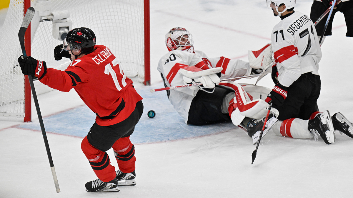 Macklin Celebrini scores again in Canada’s win over Switzerland – NBC ...