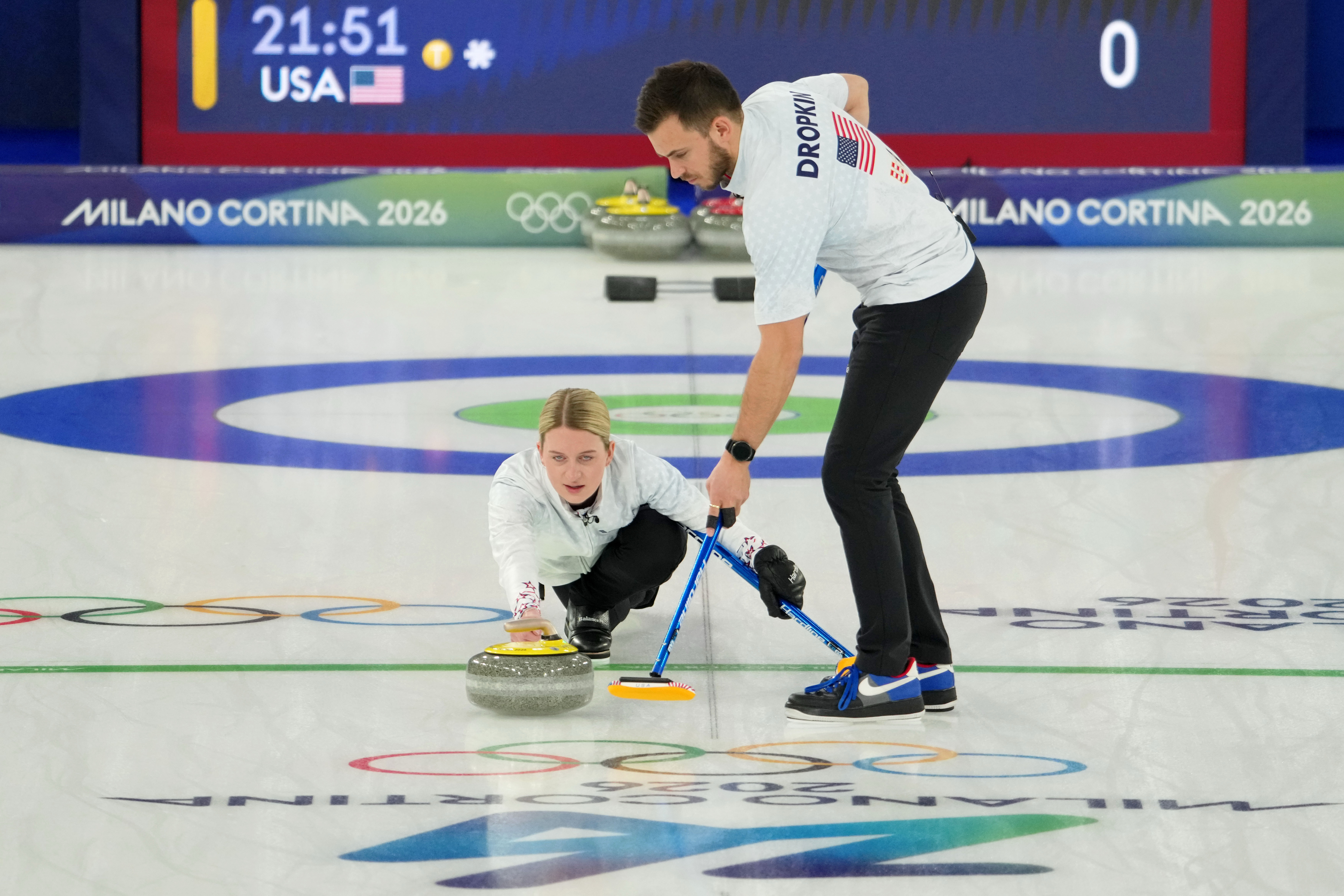 Team USA falls in mixed doubles curling gold medal game vs. Sweden ...