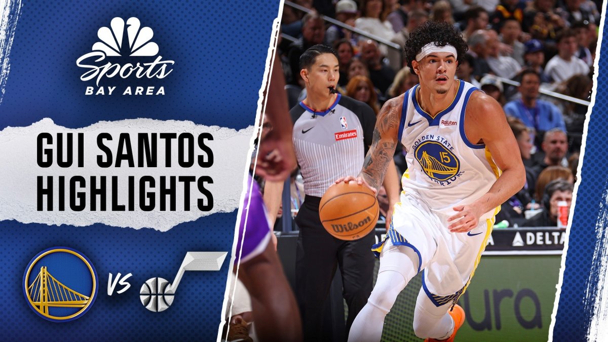 Watch Gui Santos score 15 points in Warriors’ loss vs. Jazz – NBC ...