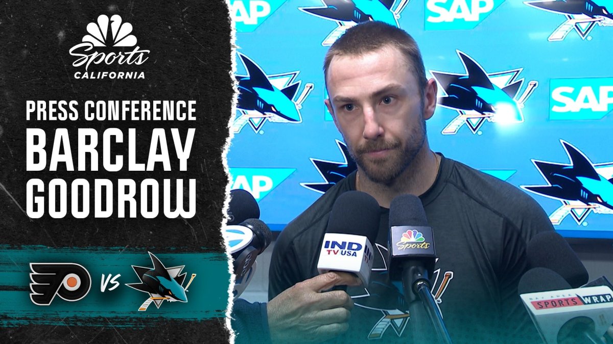 Barclay Goodrow praises Ryan Reaves’ effect on Sharks’ bench – NBC ...
