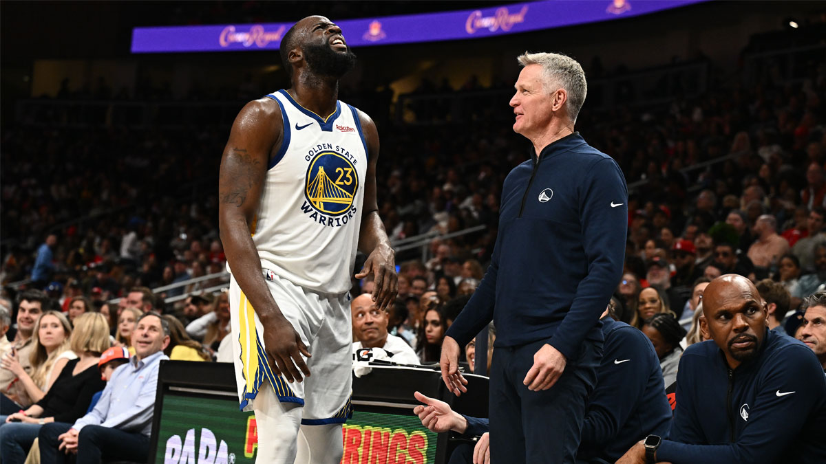 Draymond slyly cooks Hawks fans over viral bench moment – NBC Sports ...