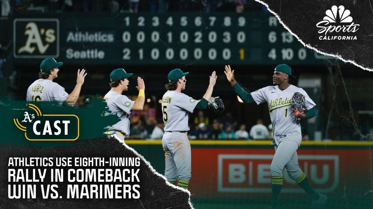 Athletics use eighth-inning rally in comeback win vs. Mariners – NBC ...