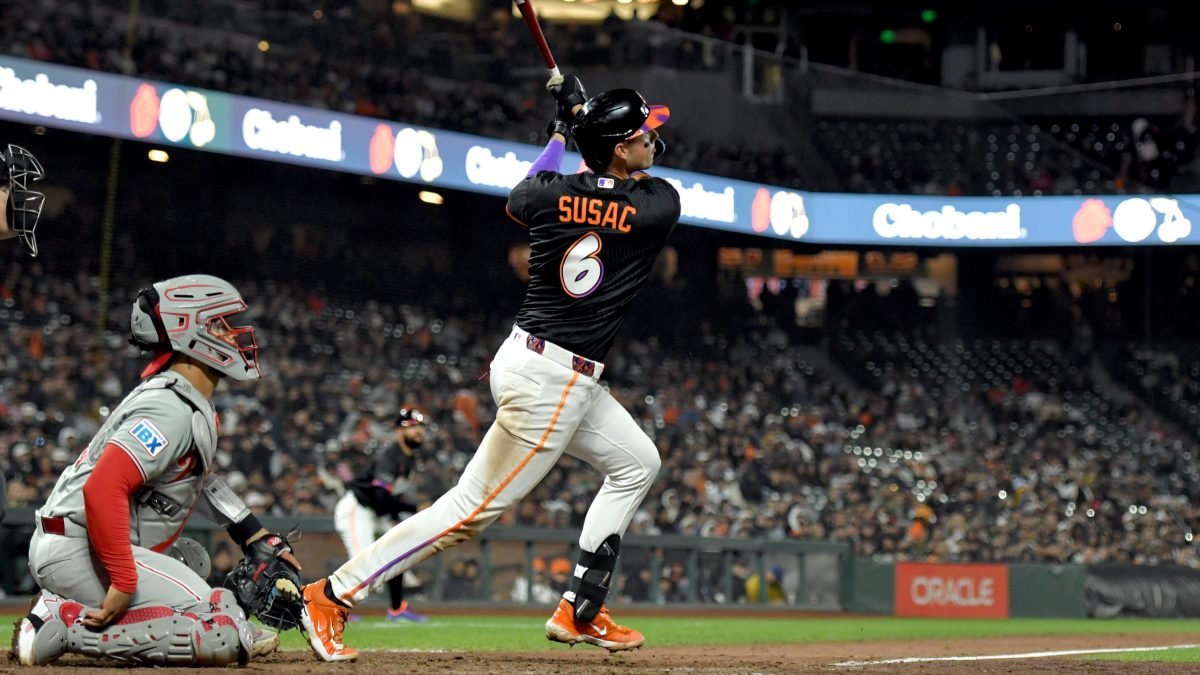 Daniel Susac first Giants batter in 50 years to reach rare feat – NBC ...
