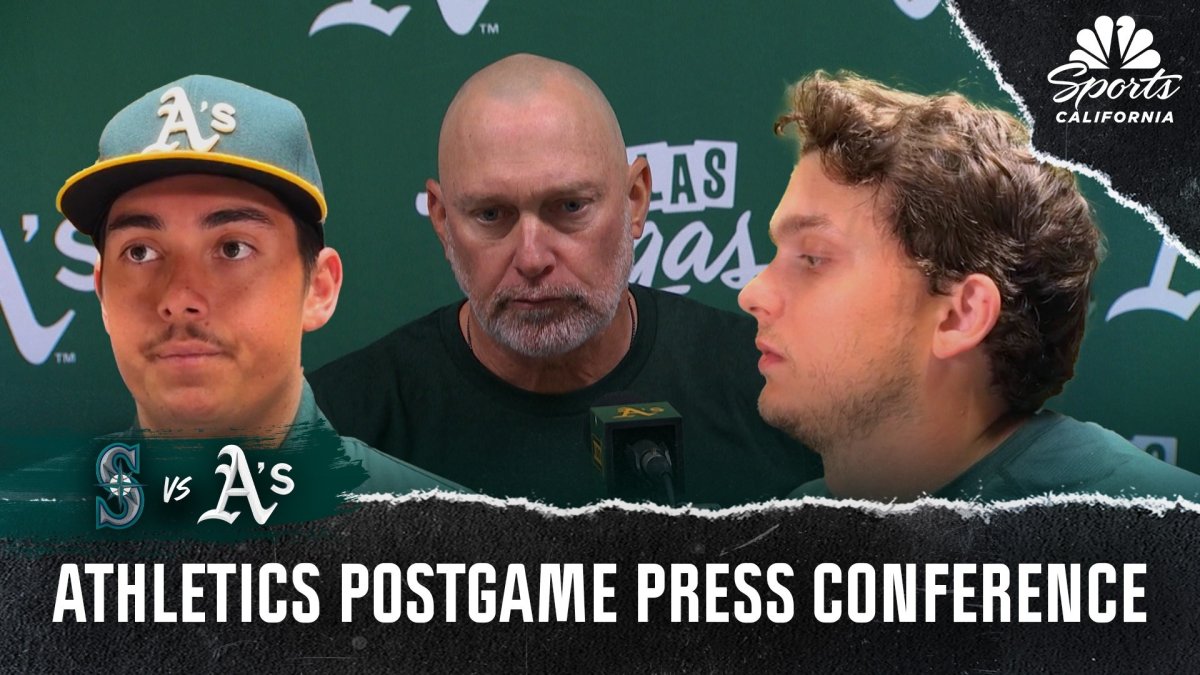 Mark Kotsay, Nick Kurtz react to 4-1 loss, Gage Jump’s MLB debut – NBC ...