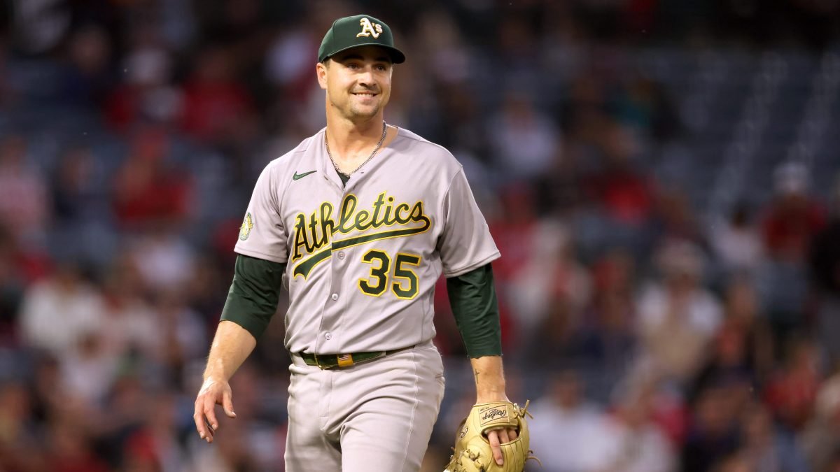 Athletics’ J.T. Ginn loses no-hitter in ninth vs. Angels – NBC Sports ...