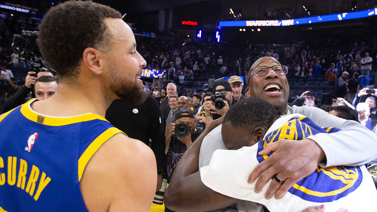 Steph Curry congratulates coach Mike Brown on NBA Finals win – NBC ...
