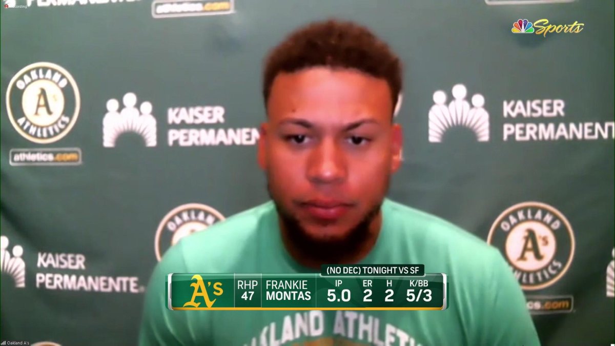 Montas feels he had a good outing, but made one mistake against the ...